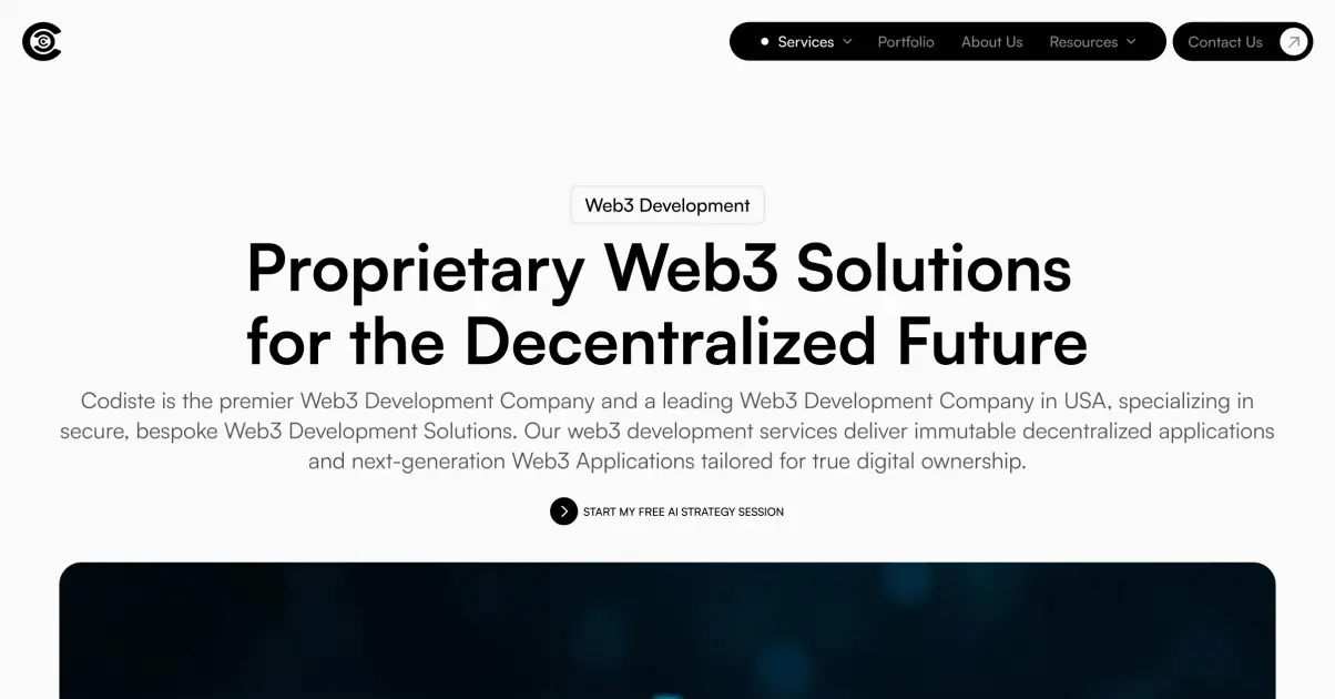 Top Web3 Solution Development Company in the USA | Codiste
